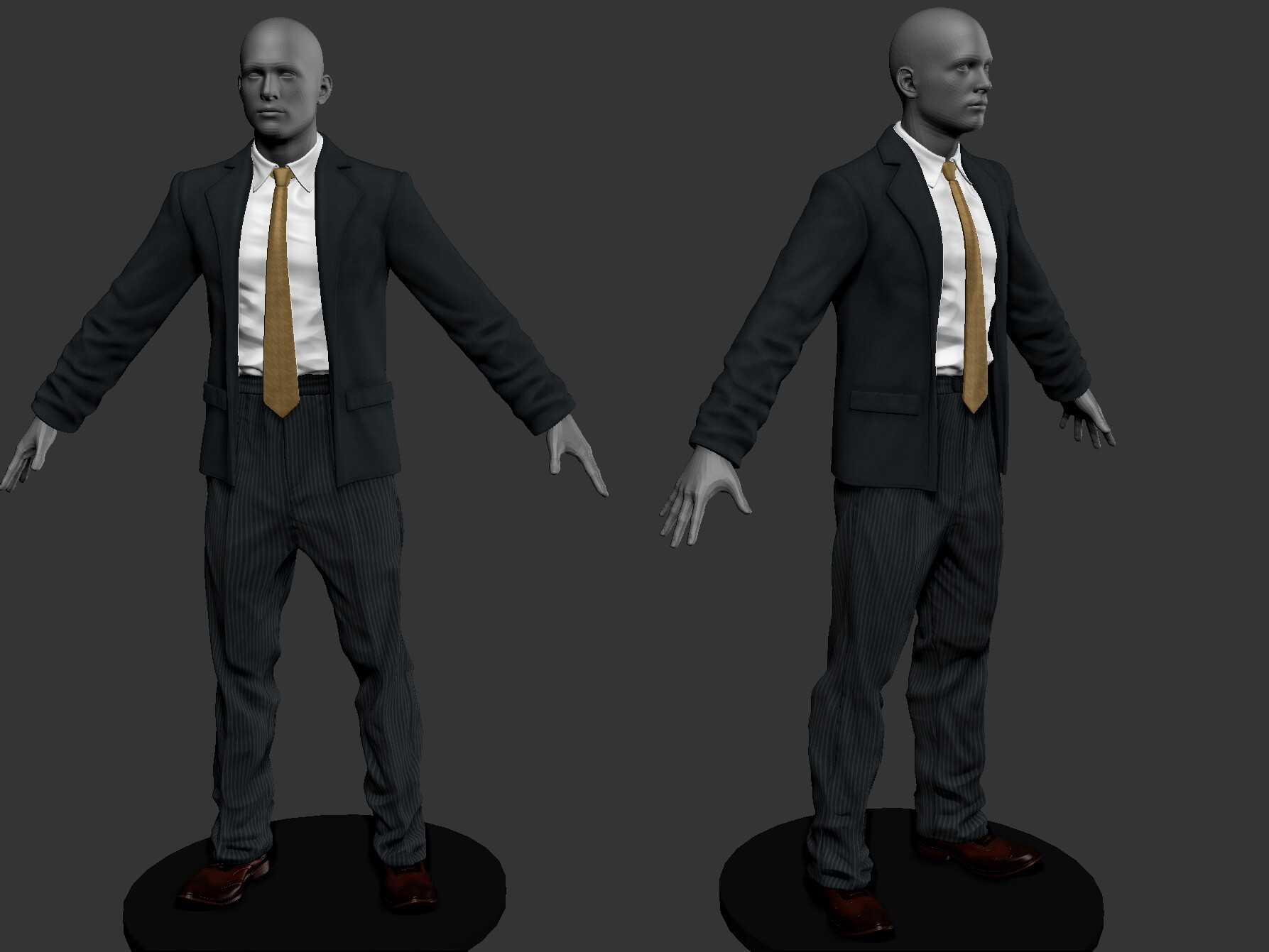 ArtStation - Men suit | Resources