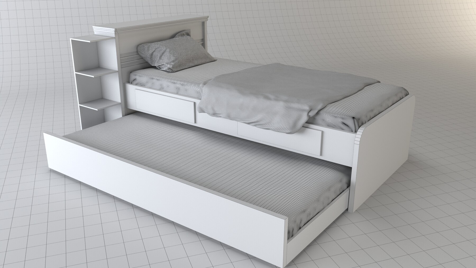 ArtStation - Double Bed | Resources