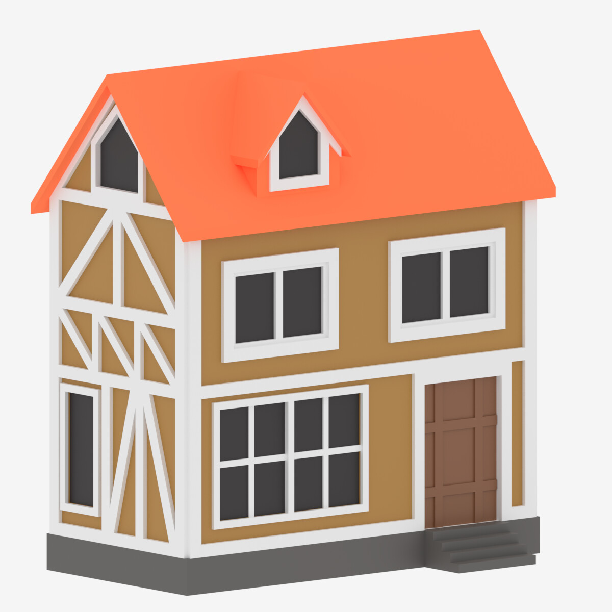 ArtStation - Cartoon Medieval House | Game Assets