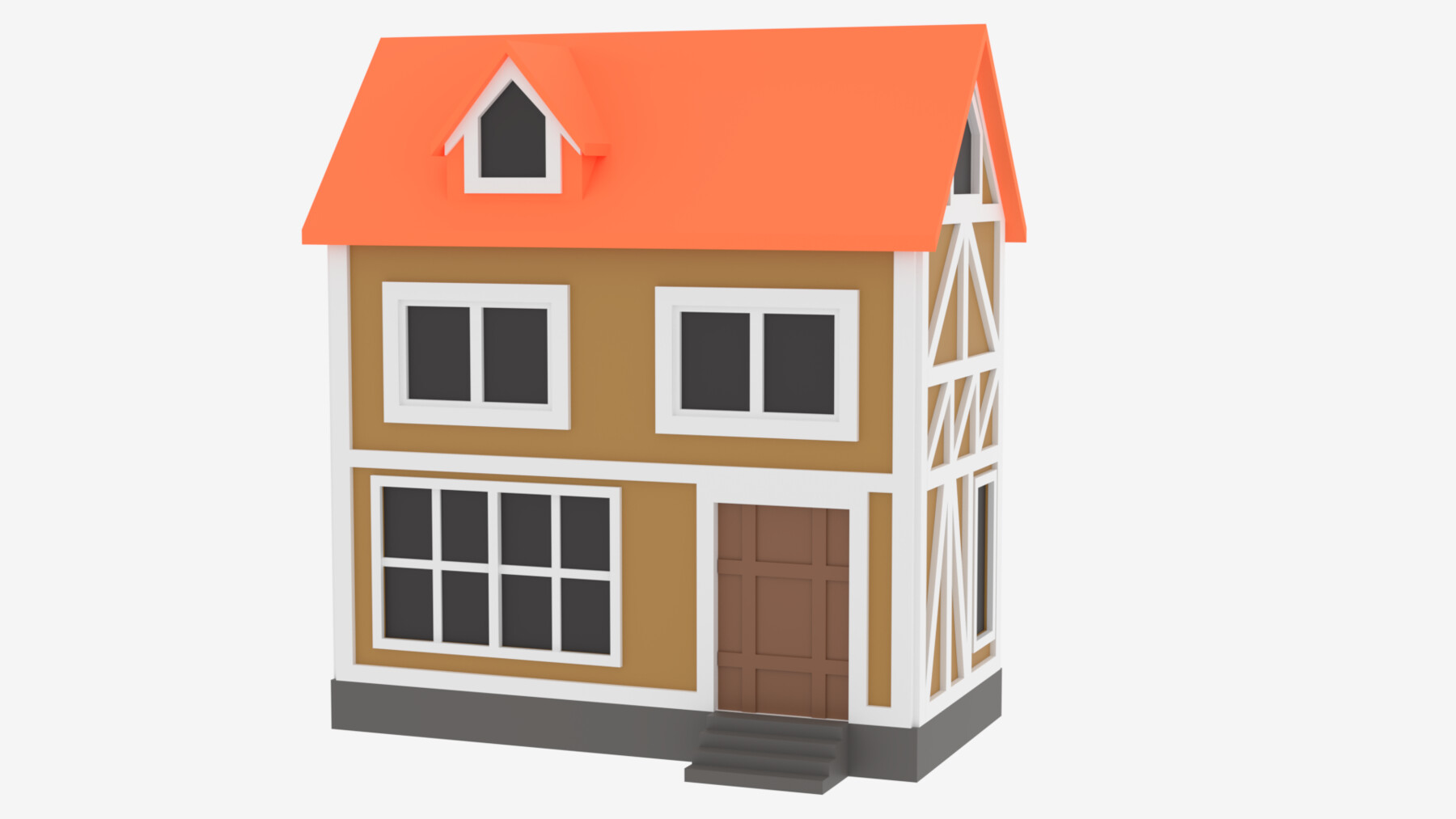 ArtStation - Cartoon Medieval House | Game Assets