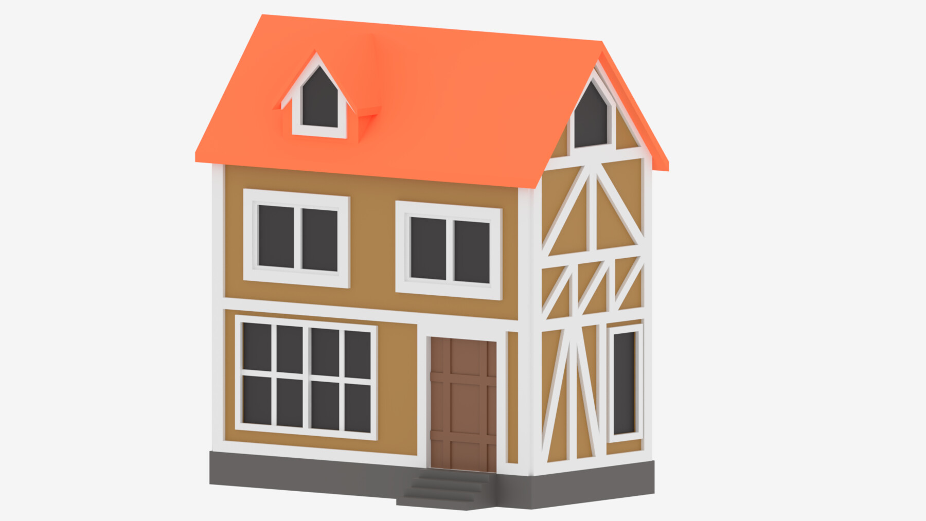 ArtStation - Cartoon Medieval House | Game Assets