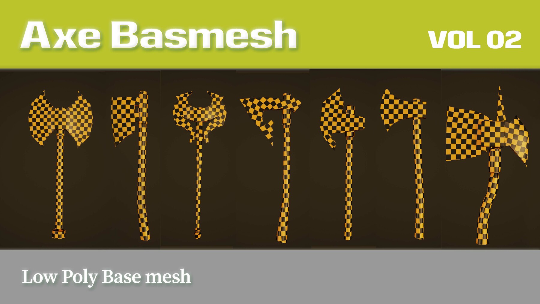 ArtStation - Axe Base Mesh VOL2 | Game Assets