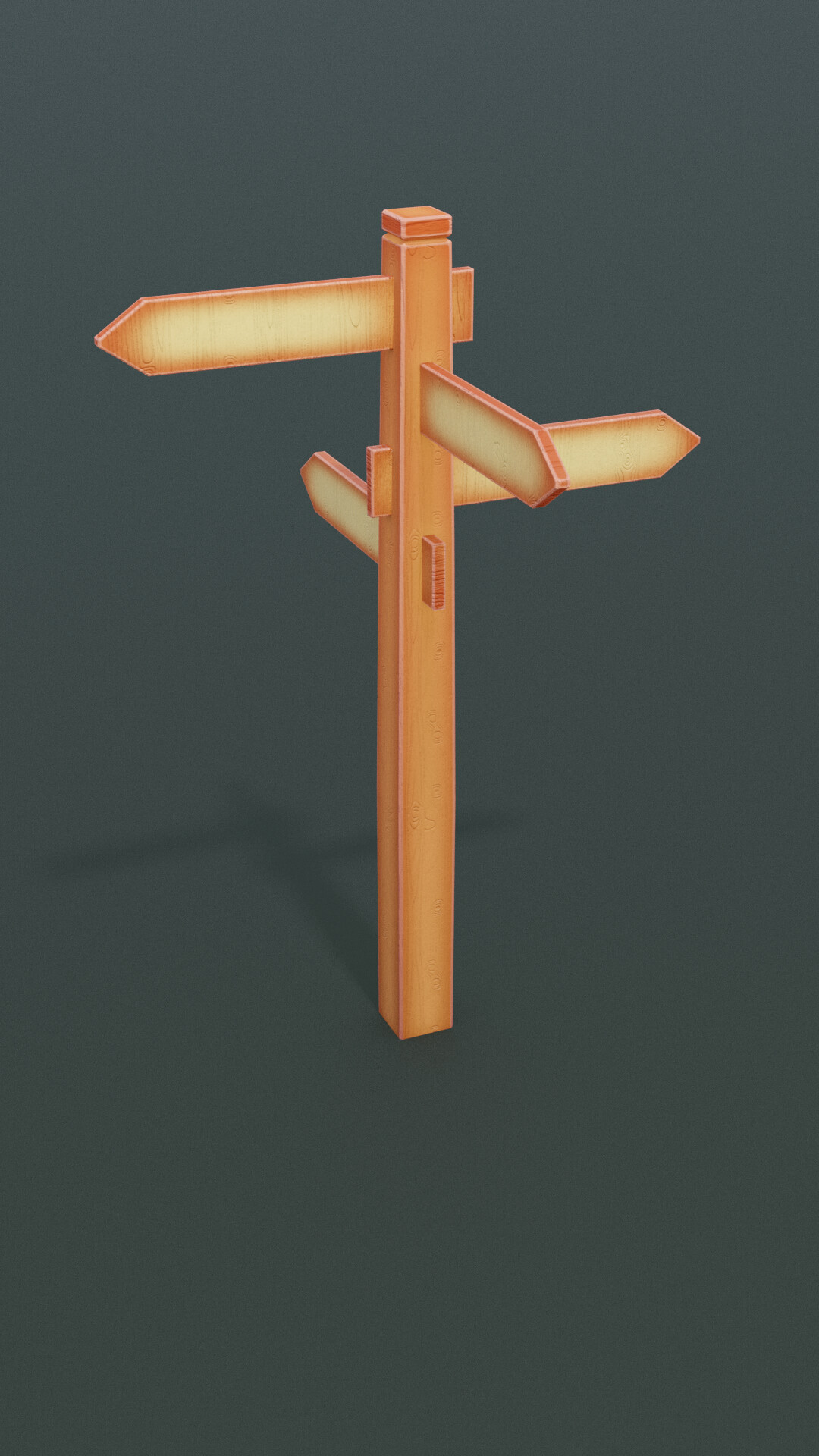 ArtStation - Signposts textured low-poly game ready assets pack | Game ...