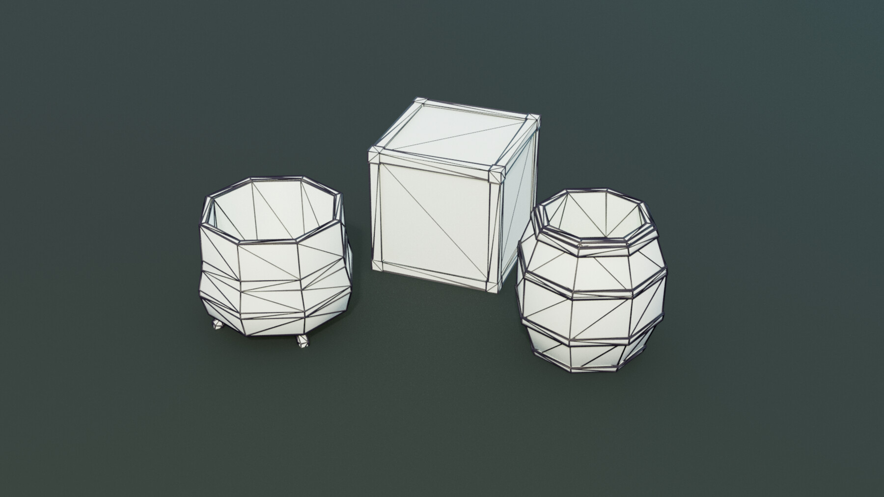 ArtStation - Medieval merchant textured low-poly game ready assets pack ...