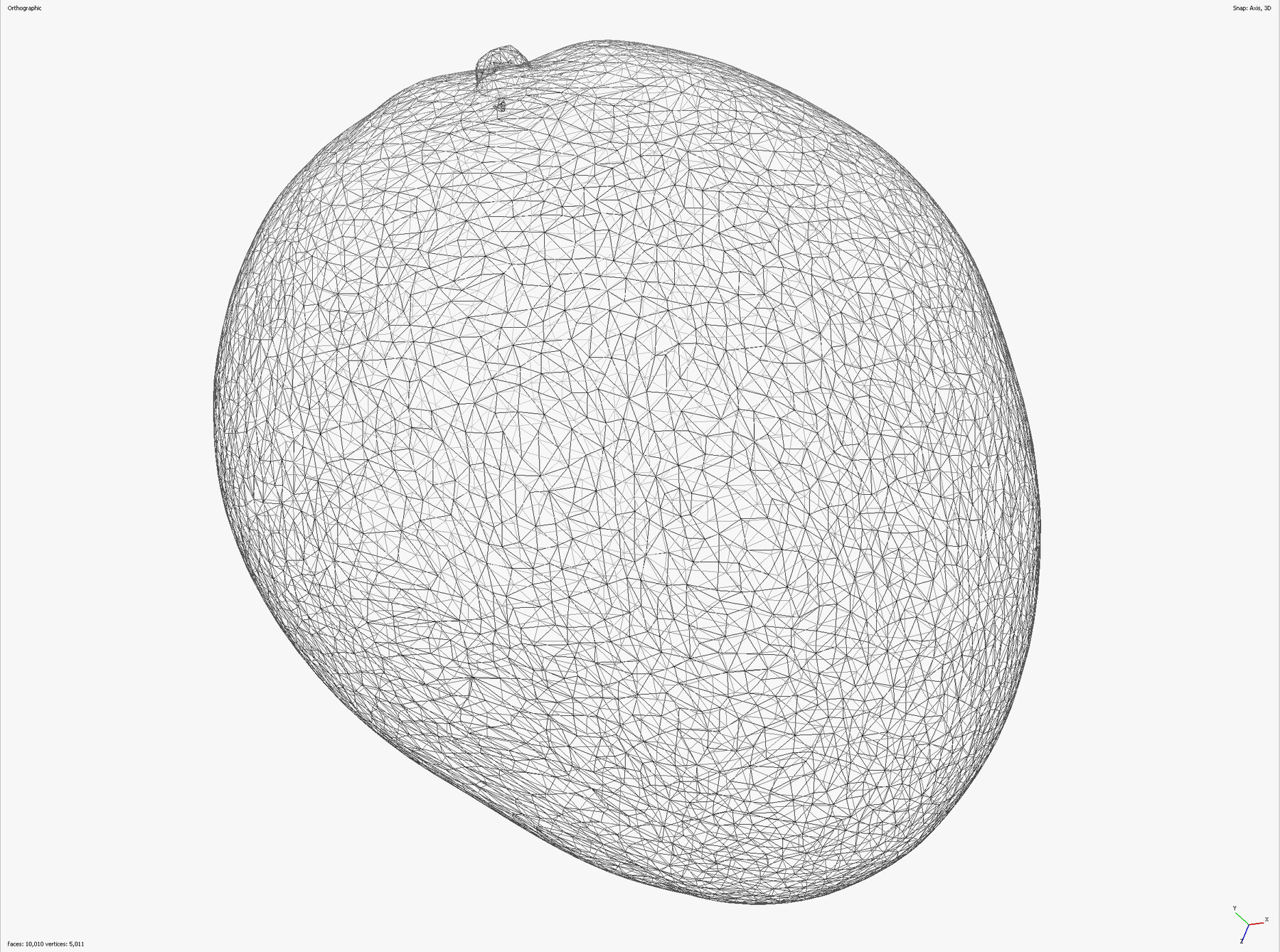 ArtStation - MANGO FRUIT 3D MODEL - LOW POLY \ HIGH POLY - CROSS ...