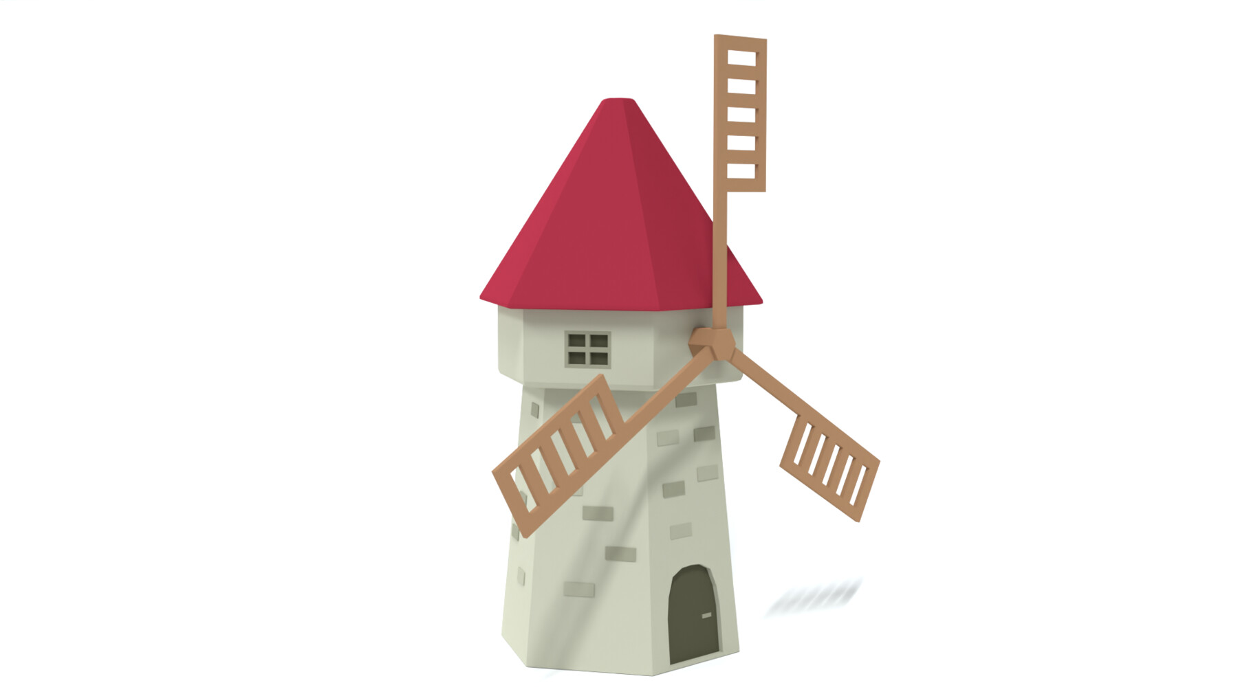 ArtStation - Low Poly Cartoon Windmill | Game Assets