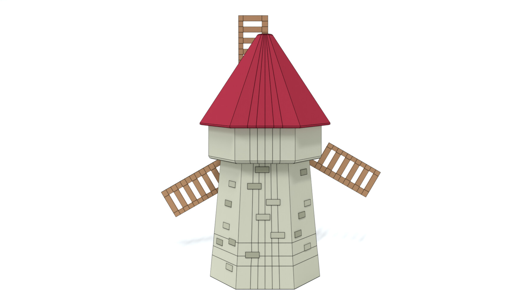 ArtStation - Low Poly Cartoon Windmill | Game Assets