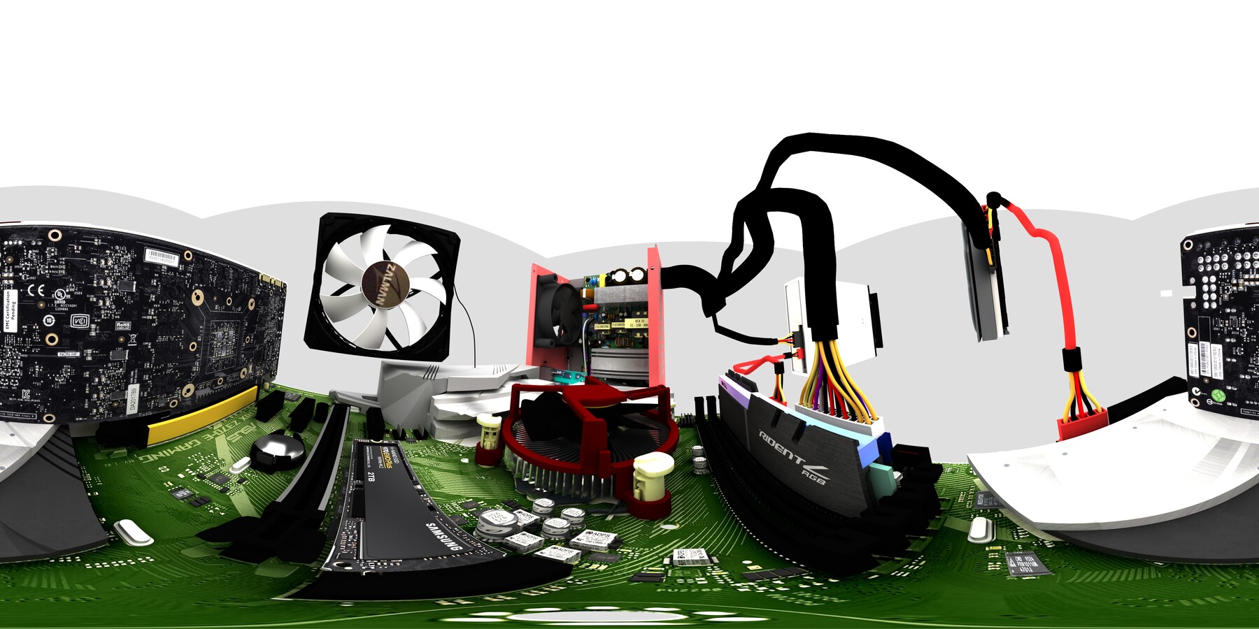 ArtStation - Personal Computer complete components | Resources