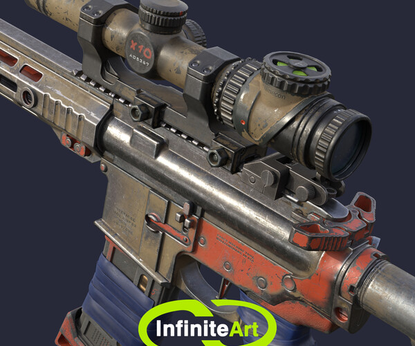 ArtStation - Rifle | Game Assets