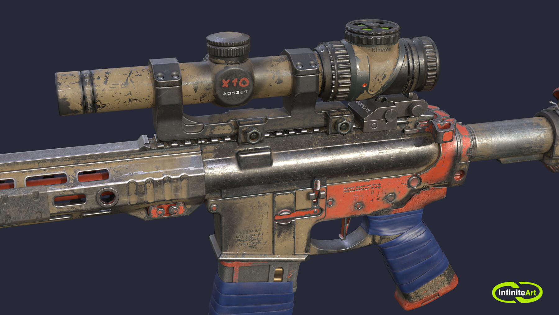 ArtStation - Rifle | Game Assets