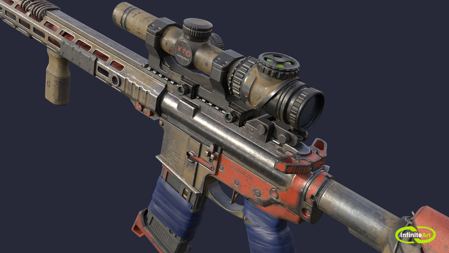 ArtStation - Rifle | Game Assets