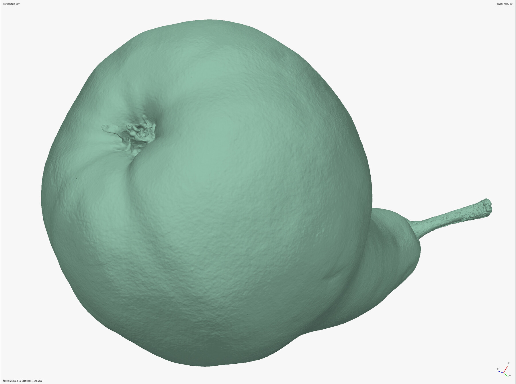 ArtStation - PEAR FRUIT #1 LOW POLY \ HIGH POLY 3D MODEL - CROSS ...