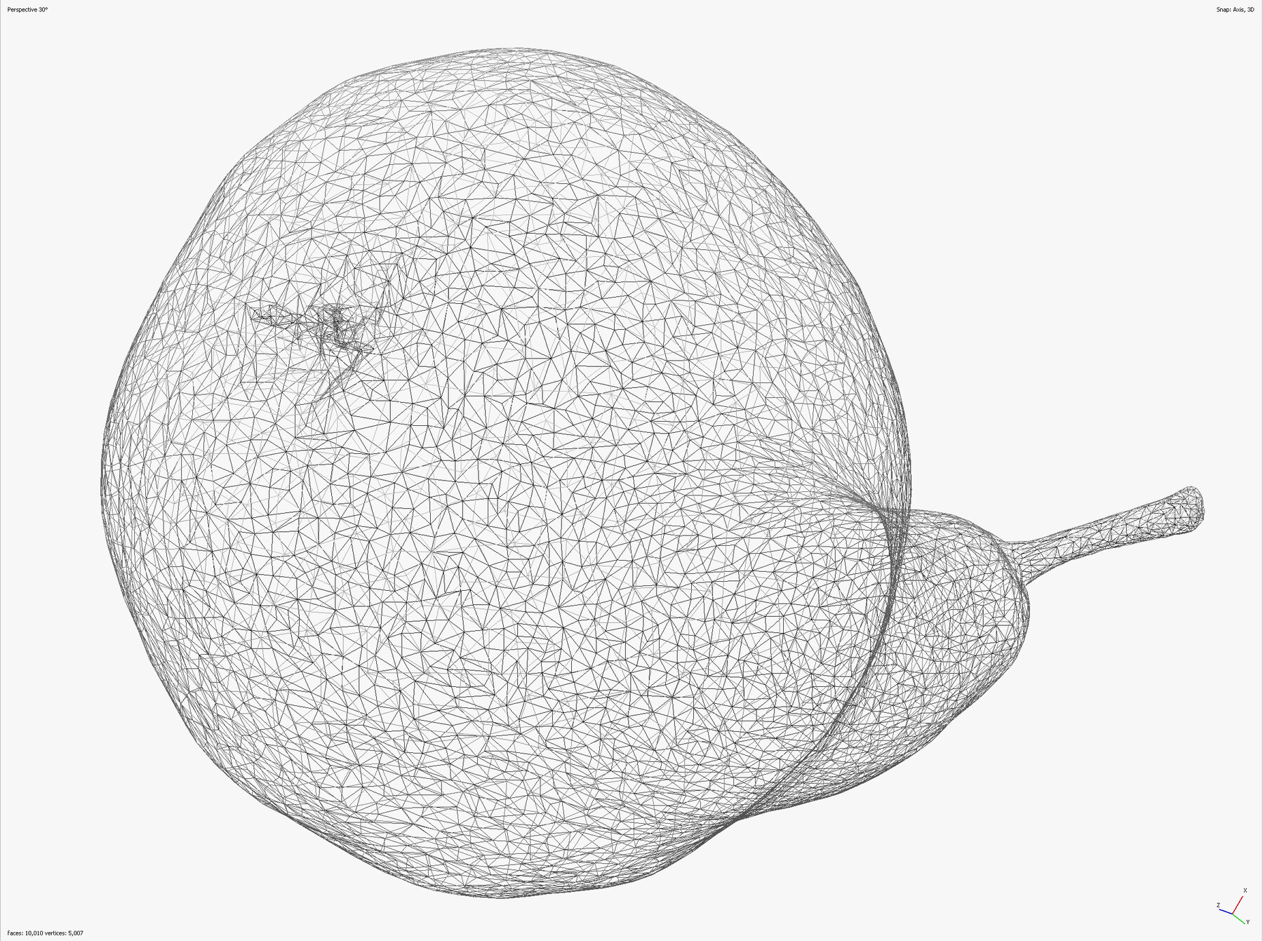 ArtStation - PEAR FRUIT #1 LOW POLY \ HIGH POLY 3D MODEL - CROSS ...