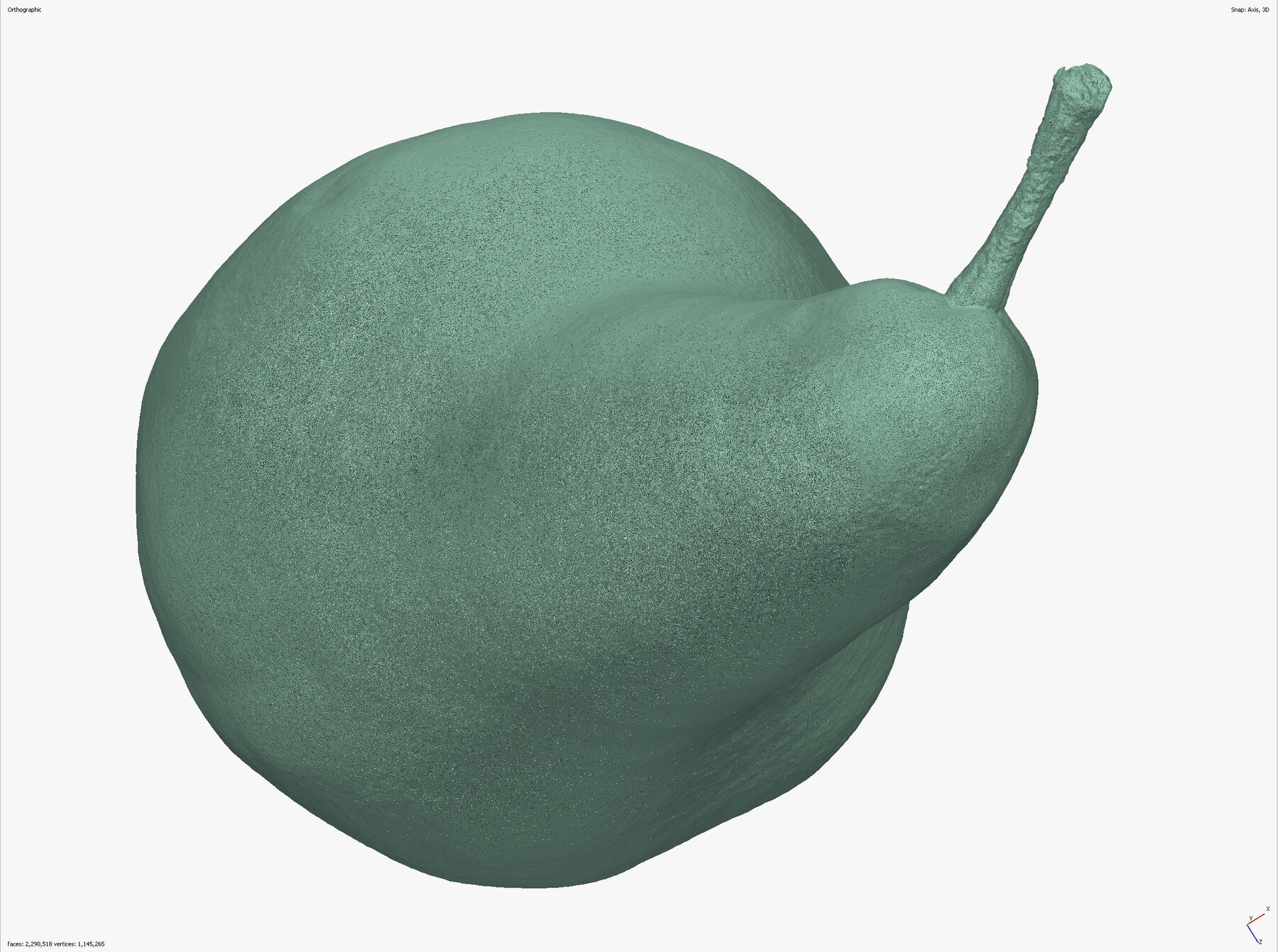 ArtStation - PEAR FRUIT #1 LOW POLY \ HIGH POLY 3D MODEL - CROSS ...