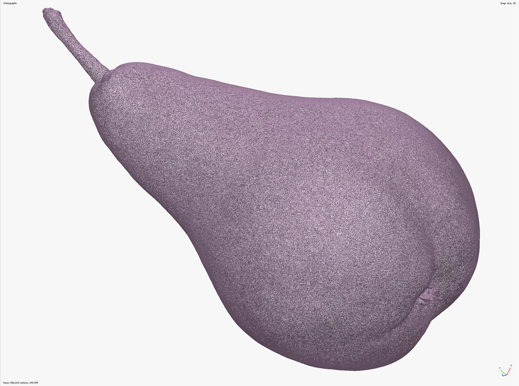 ArtStation - PEAR FRUIT #2 LOW POLY \ HIGH POLY 3D MODEL - CROSS ...