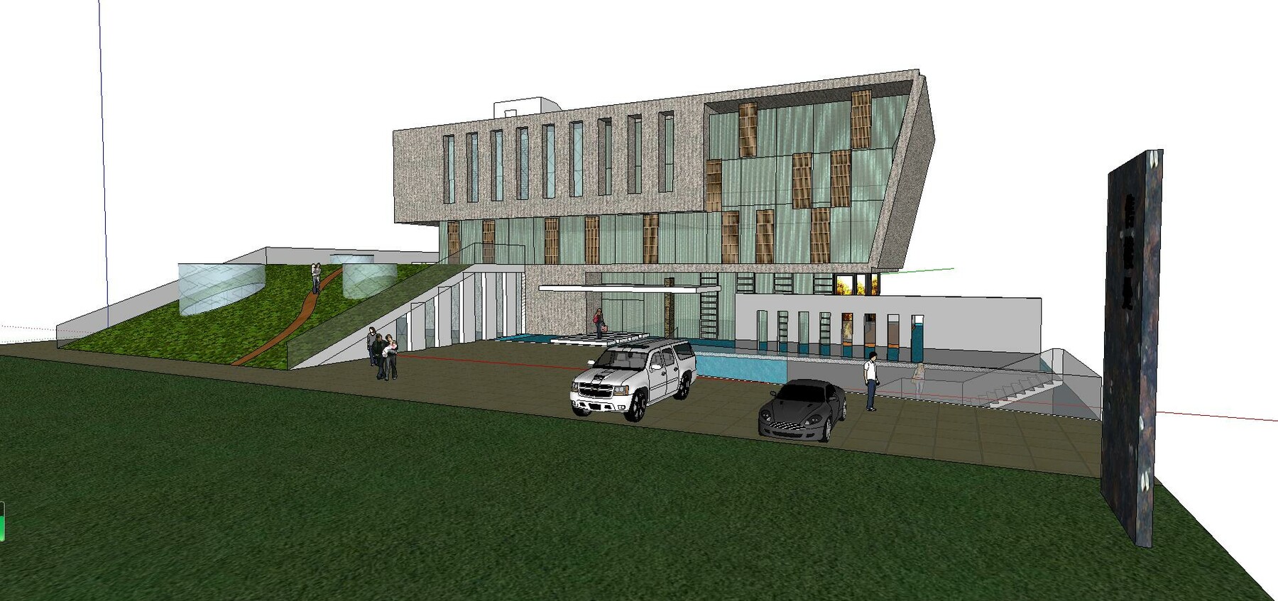 ArtStation - Sales Exhibition Hall-Sales Office-Shop-02 | Resources