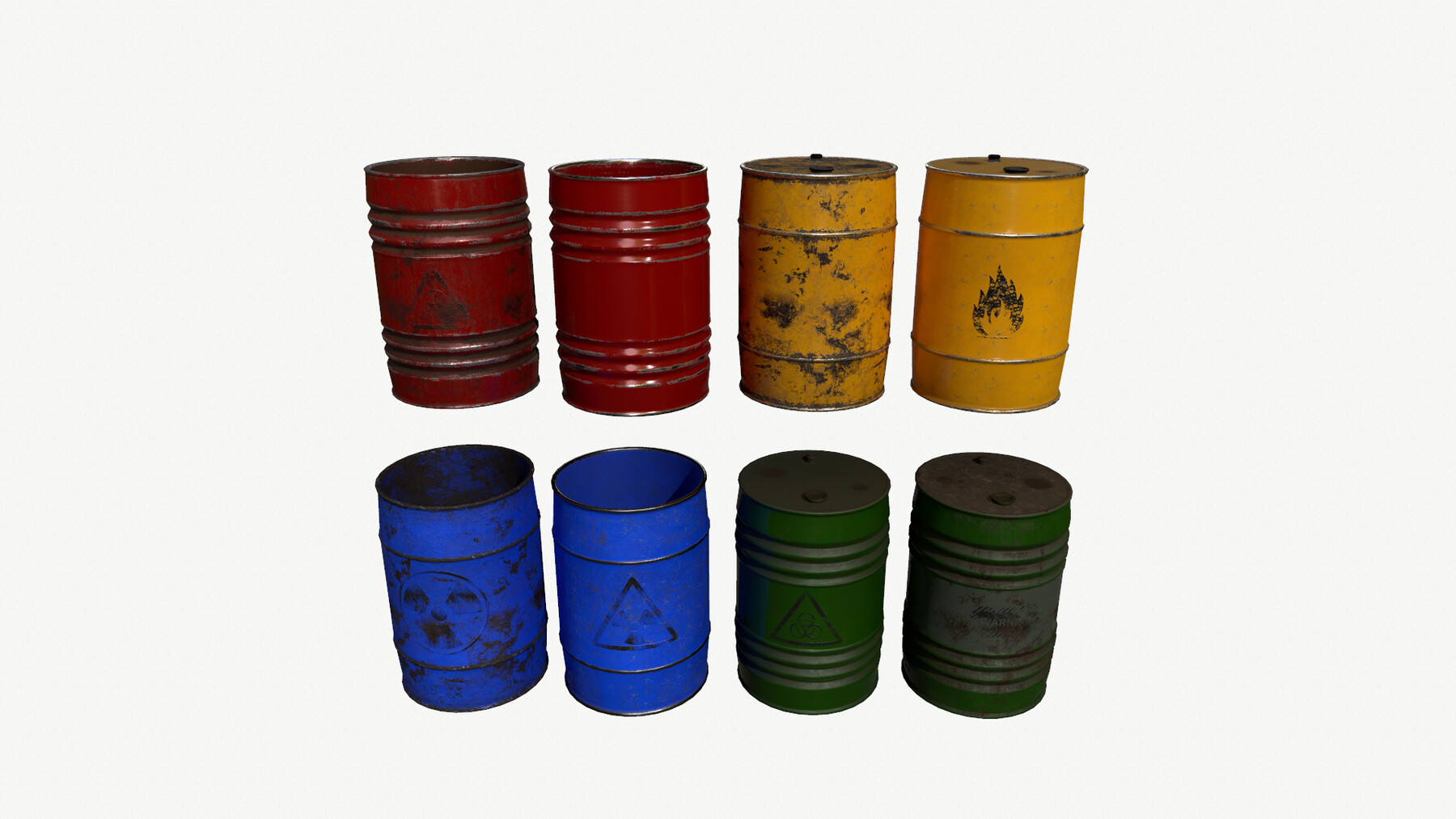 ArtStation - Barrel Set | Game Assets
