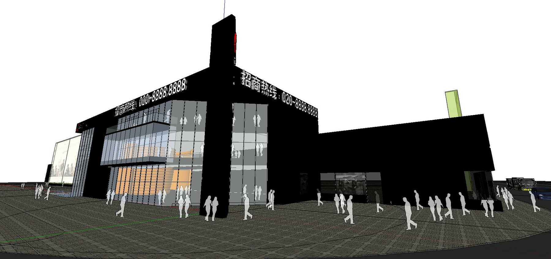 ArtStation - Sales Exhibition Hall-Sales Office-Shop-036 | Resources