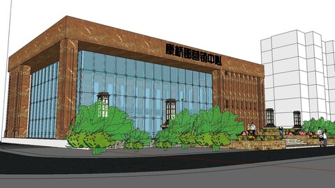 ArtStation - Sales Exhibition Hall-Sales Office-Shop-048 | Resources