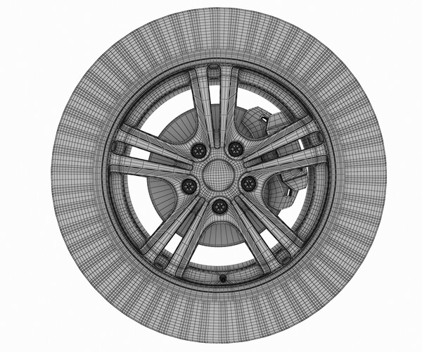 ArtStation - Car Wheel | Resources
