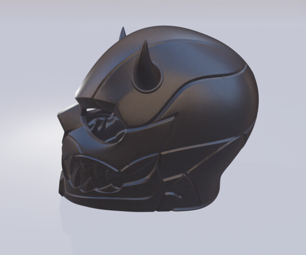 ArtStation - Printable Devil Helmet 3D model | Game Assets