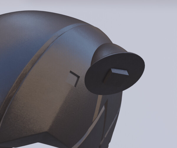 ArtStation - Printable Devil Helmet 3D model | Game Assets