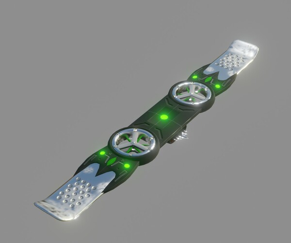 ArtStation - Goblin Hover Board - Low Poly - Game Ready - PBR | Game Assets