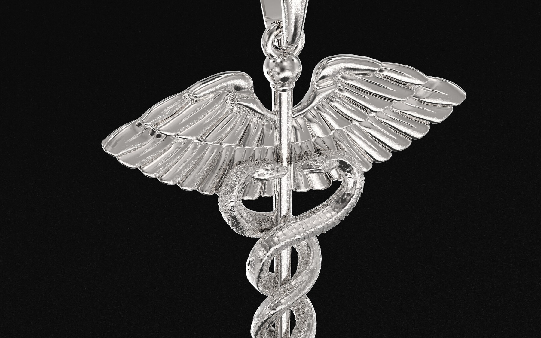 ArtStation - New caduceus pendant | Artworks