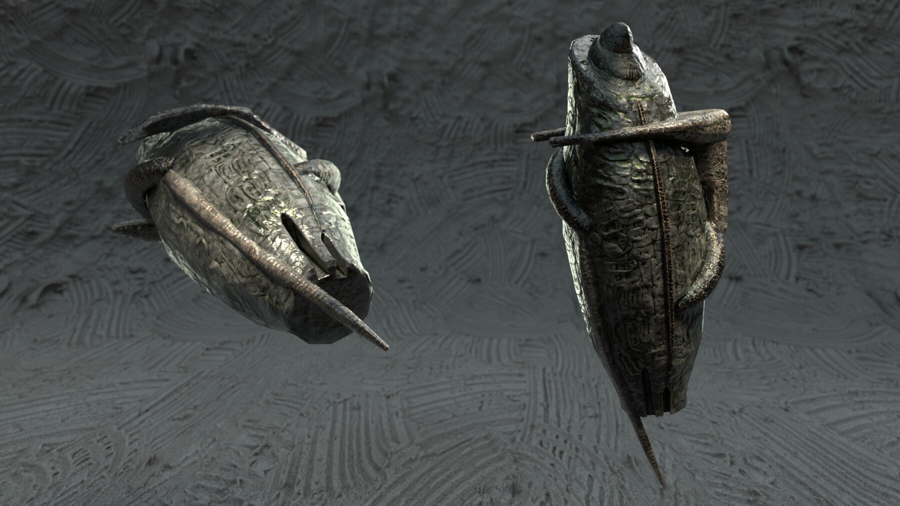 ArtStation - Vintage Scifi Pack VOL 5 Weapons | Game Assets