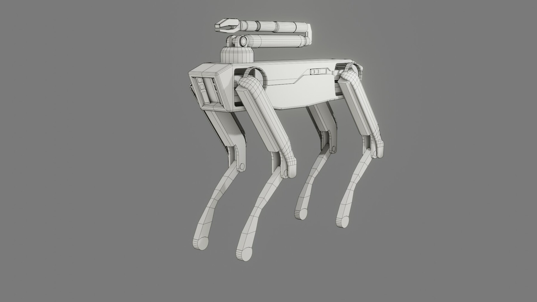 ArtStation - Boston Dynamics Dog with Arm - Low Poly PBR- Game Ready ...
