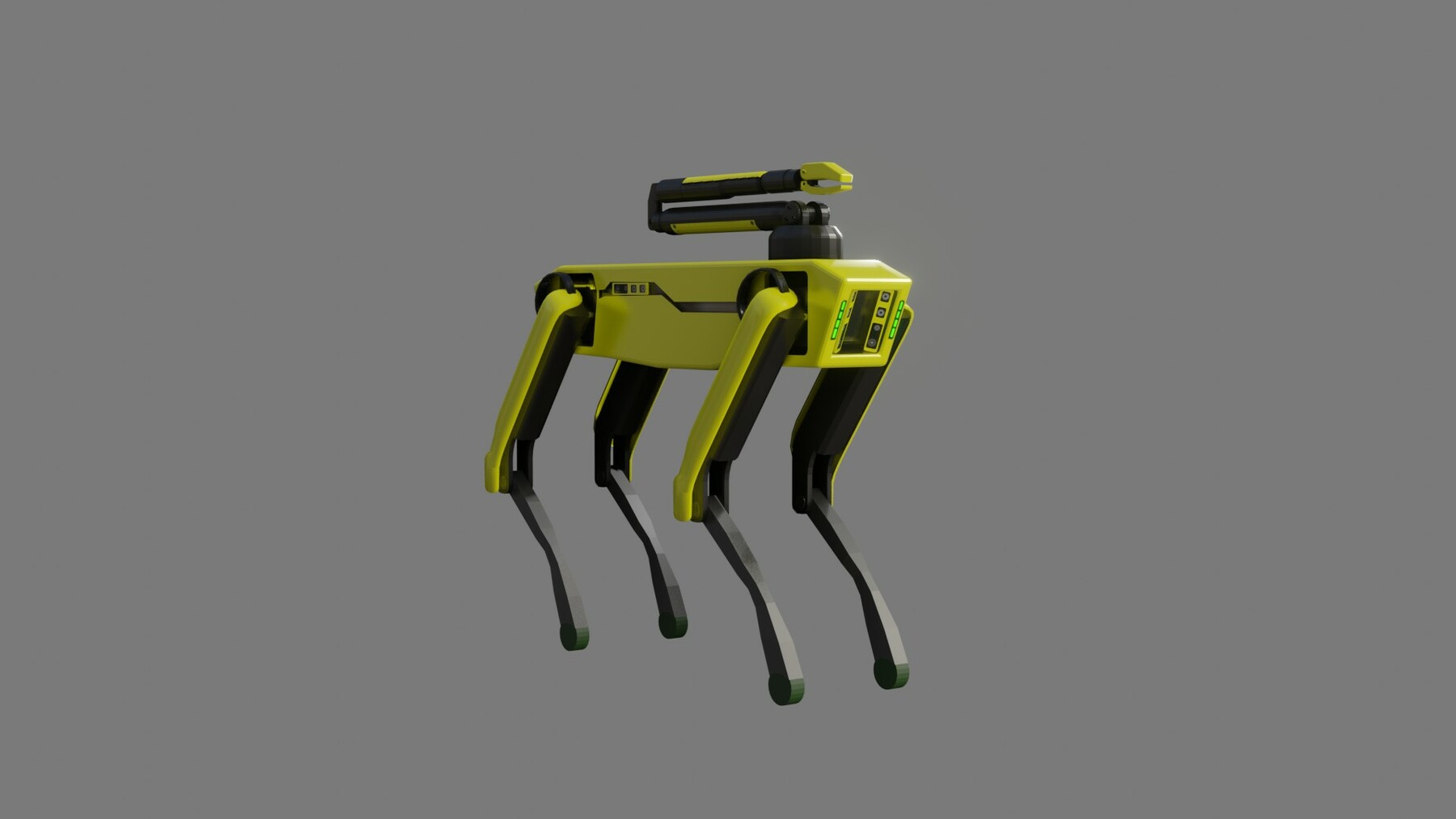 ArtStation - Boston Dynamics Dog with Arm - Low Poly PBR- Game Ready ...