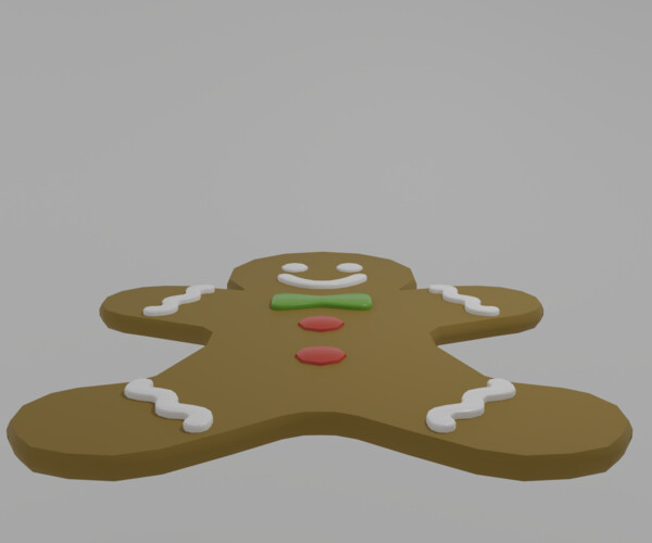 ArtStation - Gingerbread man | Game Assets