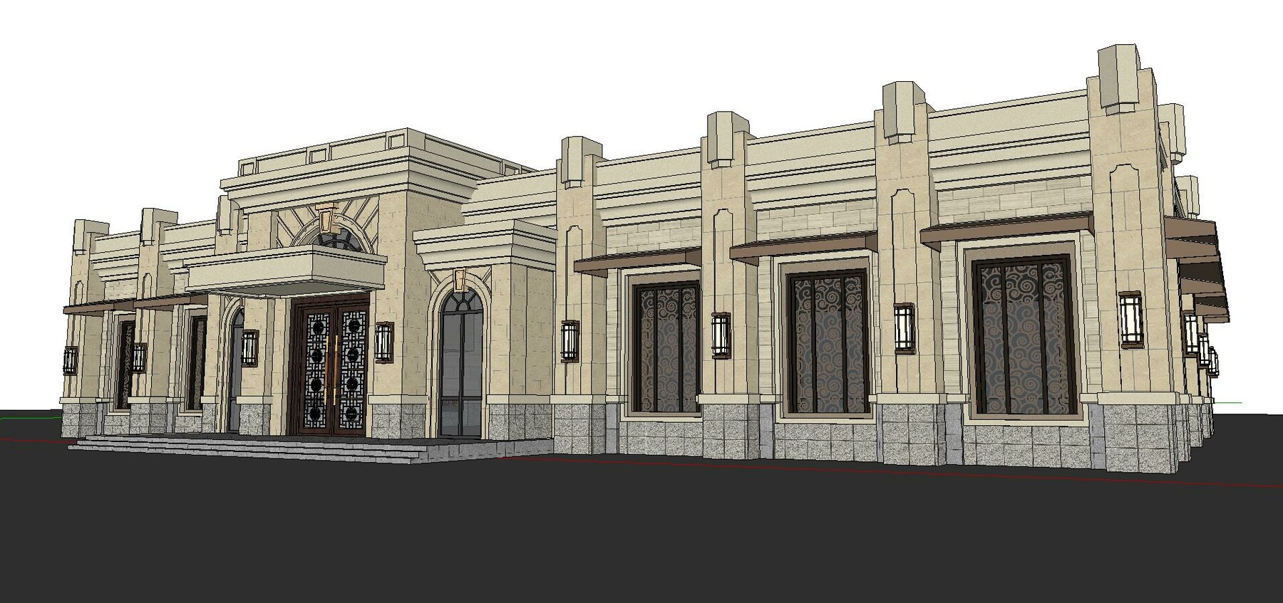 ArtStation - Sales Exhibition Hall-Sales Office-Shop-099 | Resources