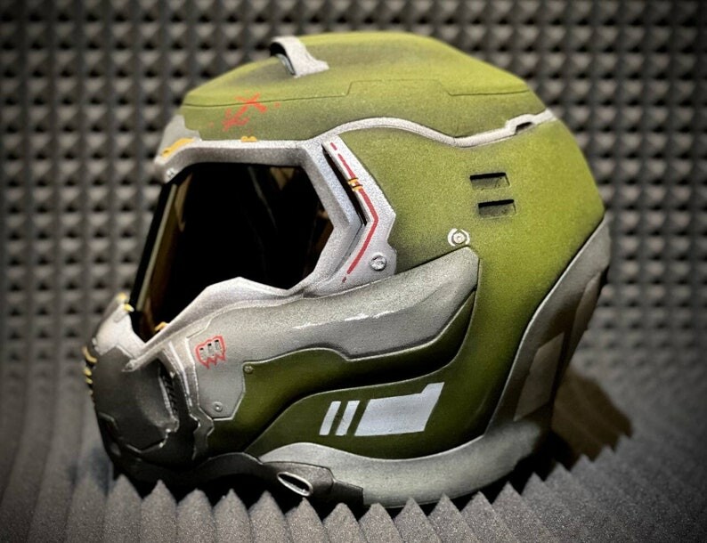ArtStation - Printable Doom eternal helmet airsoft paintball 3D model ...