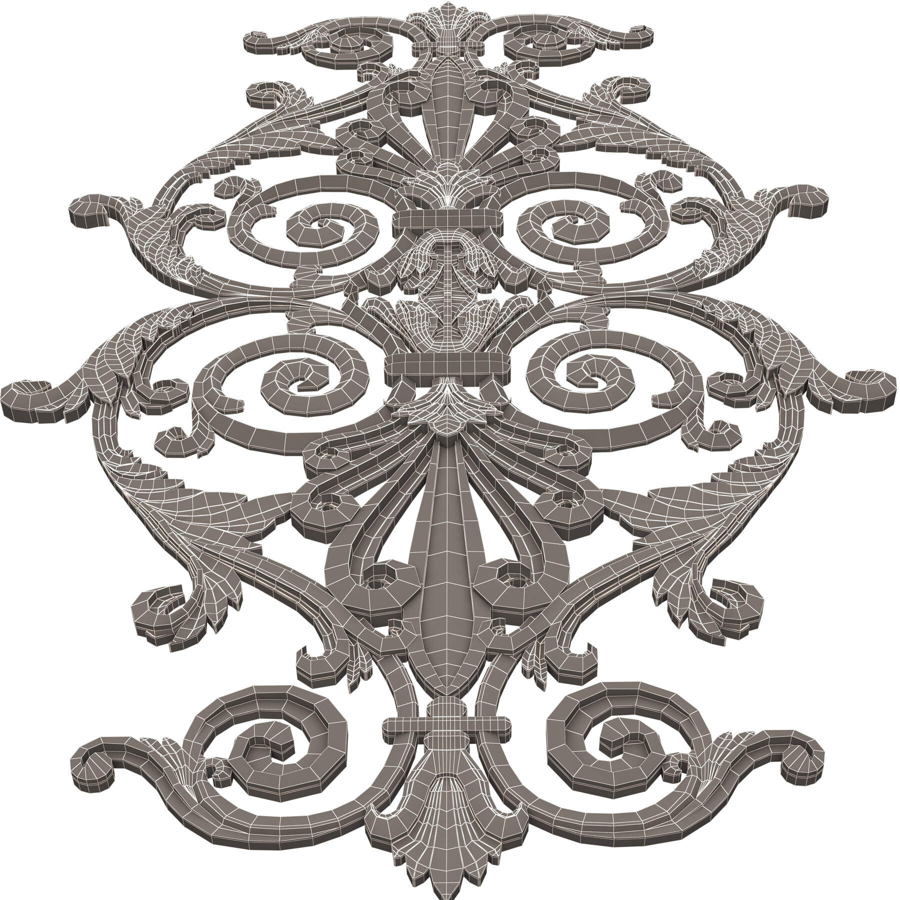 ArtStation - Carved Decoration Panel for CNC 02 | Resources