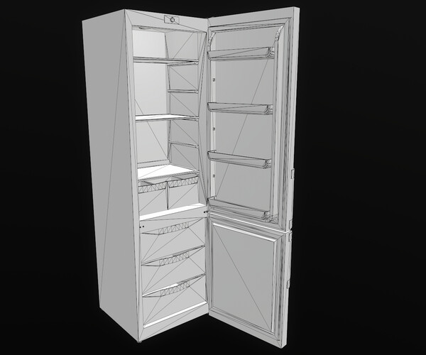 ArtStation - Refrigerator | Game Assets