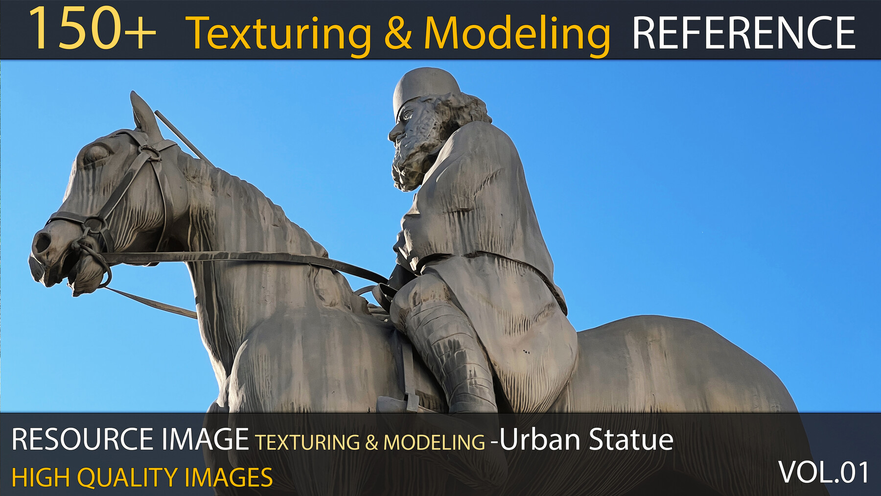 ArtStation - 150+ Texturing & Modeling Reference - Urban Statue - VOL ...