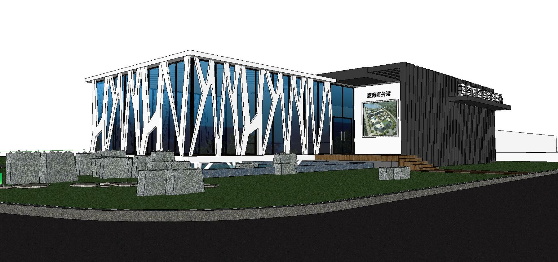 ArtStation - Sales Exhibition Hall-Sales Office-Shop-0109 | Resources