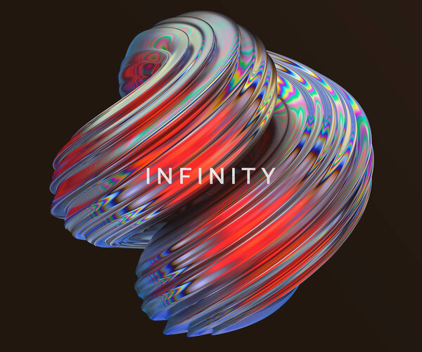 ArtStation - Infinity: 3D Chromatic Shapes | Artworks
