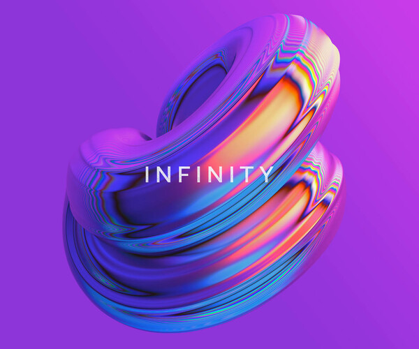 ArtStation - Infinity: 3D Chromatic Shapes | Artworks