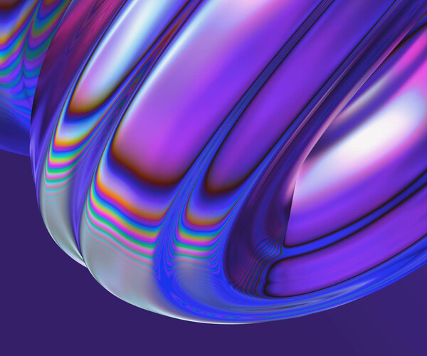 ArtStation - Infinity: 3D Chromatic Shapes | Artworks