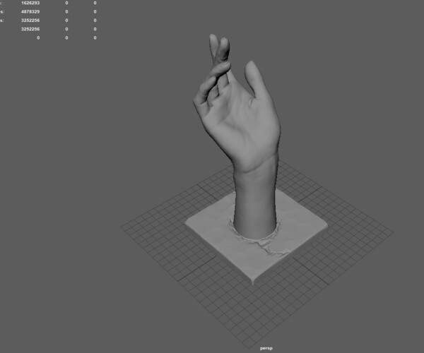 ArtStation - Woman hand art decorative printable sculpt | Resources