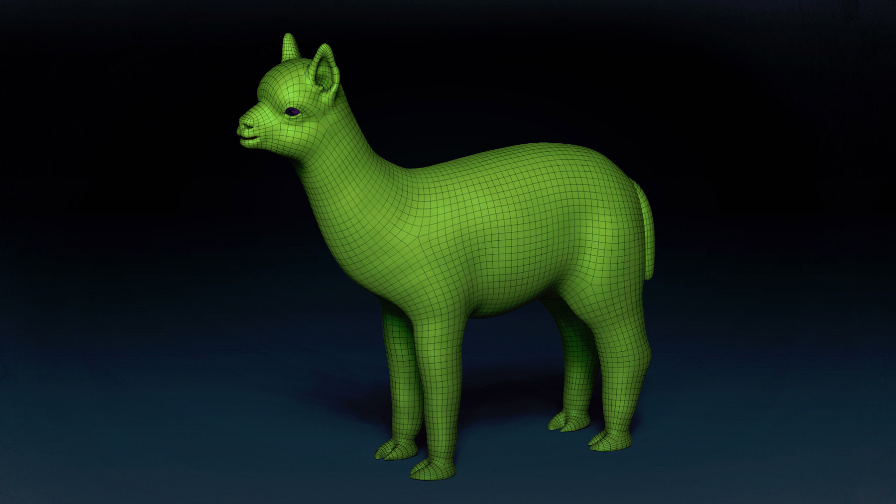 ArtStation - Alpaca Base Mesh 3D Model | Resources