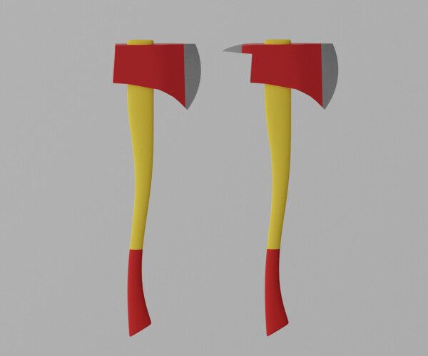 ArtStation - Cartoon Fire Axe | Game Assets