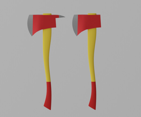 ArtStation - Cartoon Fire Axe | Game Assets
