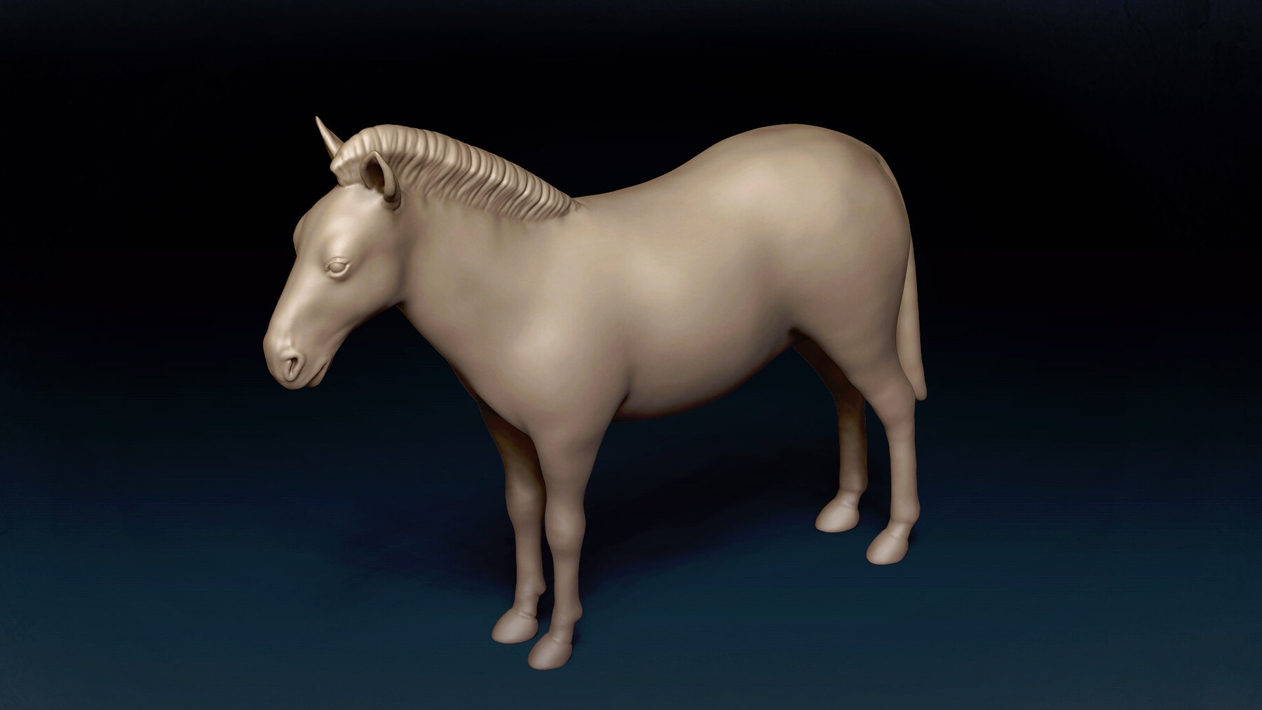 ArtStation - Zebra Base Mesh 3D Model | Resources