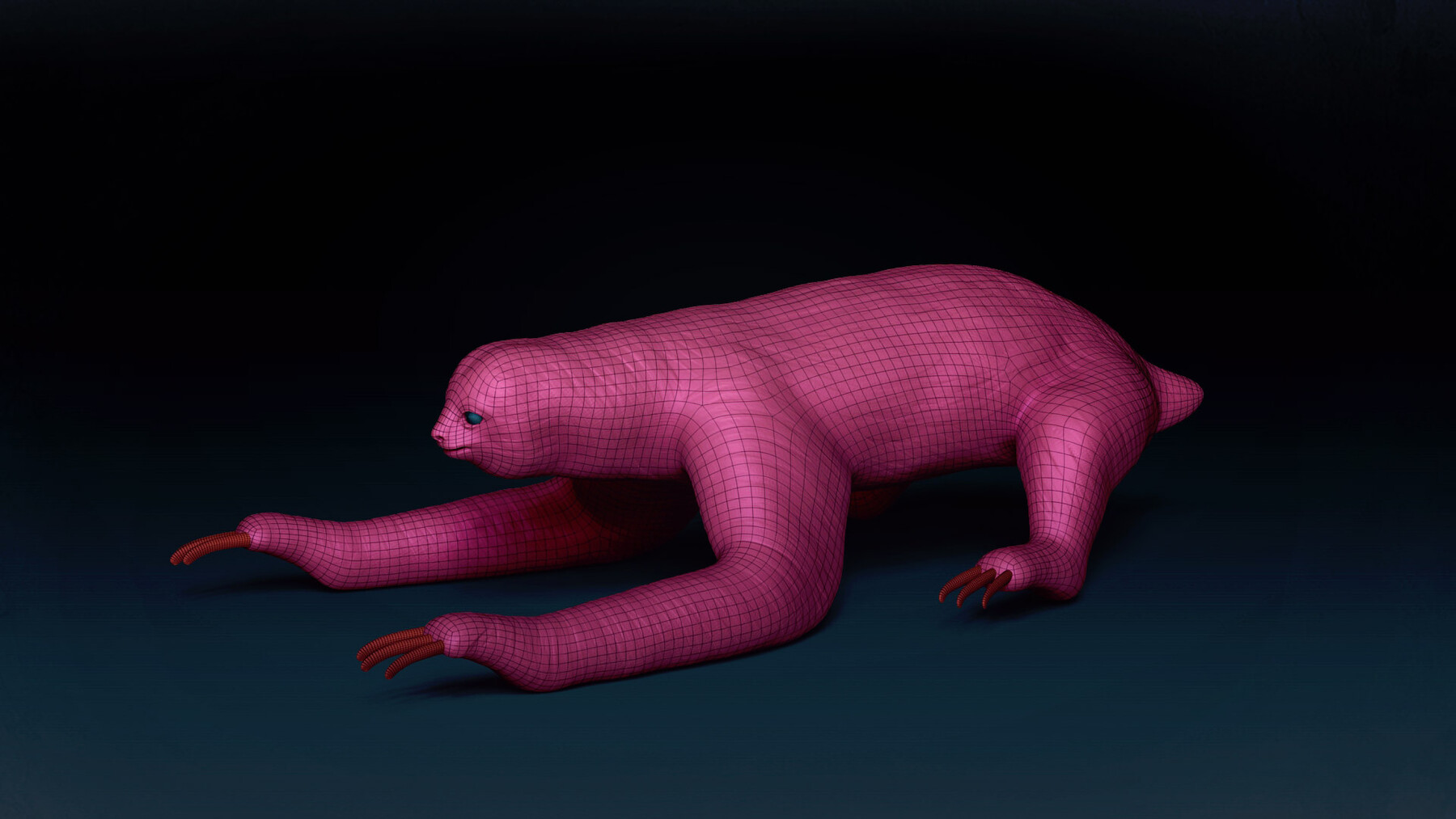 ArtStation - Three Toed Sloth Base Mesh 3D Model | Resources