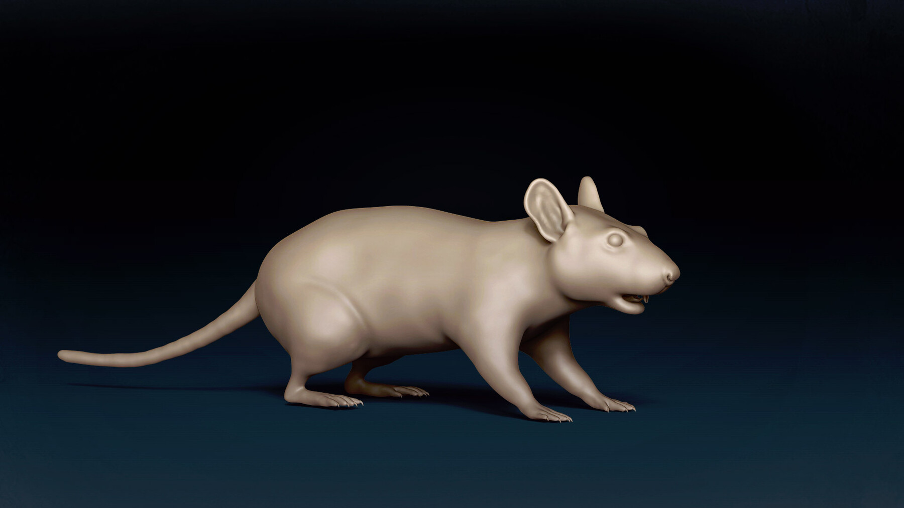 ArtStation - Rat Base Mesh 3D Model | Resources
