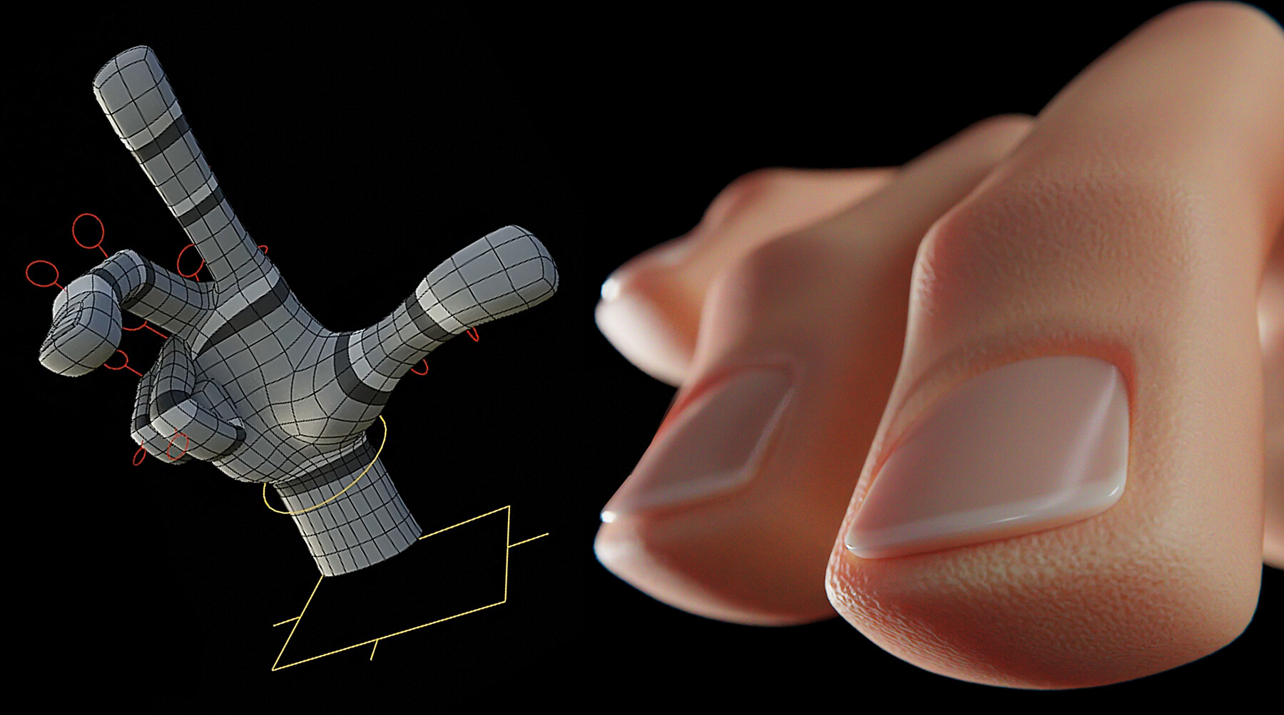 ArtStation - Stylized Male Hands | Resources