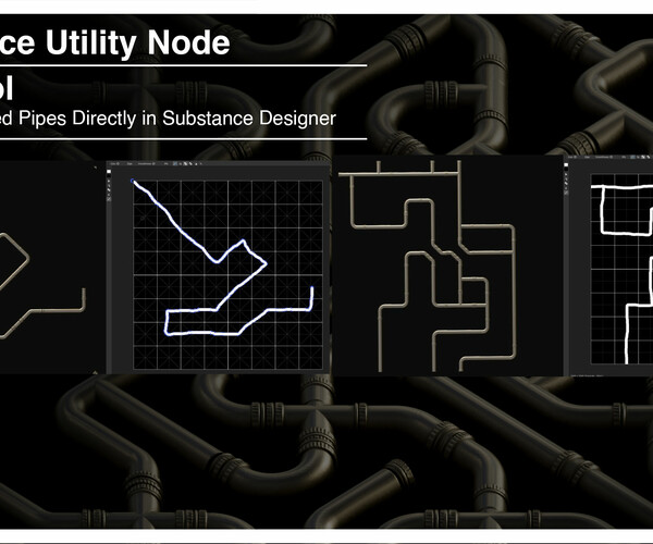 ArtStation - Substance Utility Node | Pipe Tool | Resources